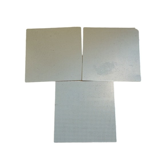 Lego | Other | Lego Baseplates Parts Gray Space Town City Large ...